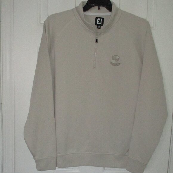FootJoy | Sweaters | Footjoy Mens Ls Brentwood Cc Ca Fawn Beige 4 Zip ...